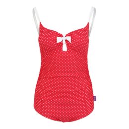 Petit Amour Umstand Badeanzug 'ANTONIE' Damen Gr&ouml;&szlig;e S rot / wei&szlig;