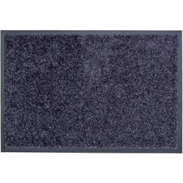Fu&szlig;matte Astra "Proper Tex 618", blau (blaugrau), B:40cm H:9mm L:60cm, Kunstfaser, Teppiche, Fu&szlig;matte, Schmutzfangmatte, auch als L&auml;ufer, waschbar, In -und Outdoor geeignet