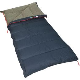 Deckenschlafsack Polydaun "Schlafsack Ijsvogel 85x210 cm navy extra W&auml;rme", blau (navy, beige), Schlafs&auml;cke, B/L: 85cm x 210cm, umlaufender Rei&szlig;verschluss, Obermaterial: 100% Baumwolle, L:210cm