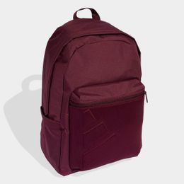 Rucksack adidas Performance "ESSENTIALS, AUFGEPR&Auml;GTES LOGO", maroon, Rucks&auml;cke, Obermaterial: 100% Polyester, Rucksack, f&uuml;r Fitness und Freizeit, mit mehreren Taschen, aus Polyester