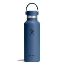 Trinkflasche Hydro Flask "18 OZ Standard Flex Cap, 532 ml", harbour blau, H:26,16cm, Edelstahl, Trinkflaschen, Trinkflasche