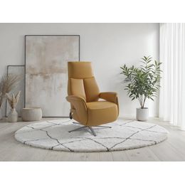 Sit & More TV-Sessel SIT & MORE "TV Lazy", curry, B:75cm H:110cm T:85cm, Sessel, mit Herz-Waage-Positon und 3 Motoren