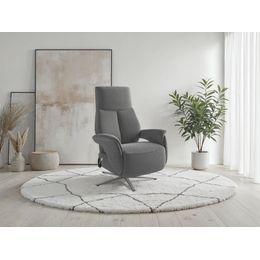 Sit & More TV-Sessel SIT & MORE "TV Lazy", anthrazit, B:75cm H:110cm T:85cm, 100% Polyester, Sessel, mit Herz-Waage-Positon und 3 Motoren