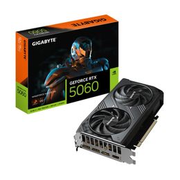 Gigabyte Grafikkarte "GeForce RTX 5060 WINDFORCE MAX OC 8G Grafikkarte &ndash; 8 GB GDDR7, 128 Bit", ohne farbbezeichnung, Grafikkarten