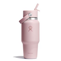 Trinkflasche Hydro Flask "24 OZ Wide Flex Straw Travel Bottle Cap, 710 ml", trillium, H:27,94cm, Edelstahl, Trinkflaschen, Trinkflasche, Geeignet f&uuml;r alle Wide Mouth Kappen und Deckel