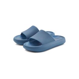Venice Beach Set: Badepantolette blau Gr. 41 f&uuml;r Damen