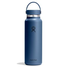 Trinkflasche Hydro Flask "40 OZ Wide Flex Cap, 1.182 ml", harbour blau, H:28,3cm, Edelstahl, Kunststoff, Trinkflaschen, Trinkflasche, TempShield️ doppelwandige Vakuumisolierung