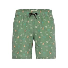 Badeshorts Blend "Shorts BHRingwar", Herren, Gr. S, N-Gr, gr&uuml;n (duck gr&uuml;n), Obermaterial: 100% Polyester PES., Badehosen Badeshorts
