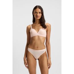 String BOSS "THONG CI", Damen, Gr. XL, rosa (light, pastel pink 680), Jersey, Obermaterial: 95% Viskose, 5% Elasthan, unifarben, k&ouml;rpernah, Unterhosen String, mit BOSS Logoschriftzug auf dem Bund