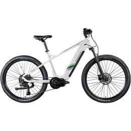 Z&uuml;ndapp E-Bike Z&Uuml;NDAPP "X900" Gr. 46, wei&szlig;, Elektrofahrr&auml;der, 46cm, 27,5 Zoll (69,85cm), Pedelec, Elektrofahrrad f&uuml;r Damen und Herren, MTB