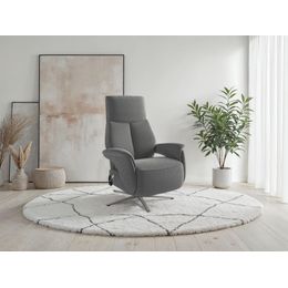 Sit & More TV-Sessel SIT & MORE "TV Lazy", anthrazit, B:75cm H:117cm T:85cm, 100% Polyester, Sessel, mit Herz-Waage-Positon und 3 Motoren