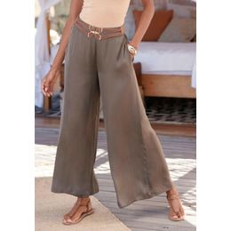 Lascana Damen Webhose, khaki, Gr&ouml;&szlig;e 34