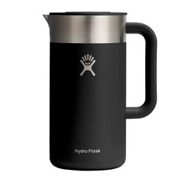 Kaffeebereiter Hydro Flask "32 oz (946 ml) Insulated French Press", schwarz, B:14cm H:22cm T:14cm, Kaffeemaschinen, Kaffeebereiter, Thermobecher inkl. Maschenfilter und Steckdeckel
