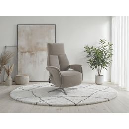 Sit & More TV-Sessel SIT & MORE "TV Lazy", taupe, B:75cm H:113cm T:85cm, 100% Polyester, Sessel, mit Herz-Waage-Positon und 3 Motoren