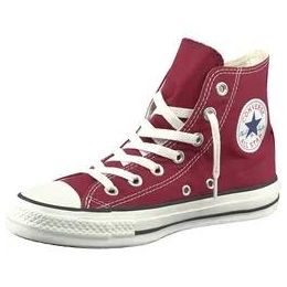Sneaker Converse "Chuck Taylor All Star Hi", Gr. 39,5, rot (maroon), Textil, Schuhe Freizeitschuh Damenschuh Skaterschuh Herrenschuh Canvassneaker Sneaker