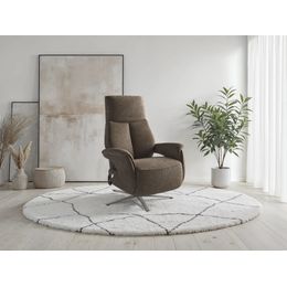 Sit & More TV-Sessel SIT & MORE "TV Lazy", braun, B:75cm H:113cm T:85cm, 100% Polyester, Sessel, mit Herz-Waage-Positon und 3 Motoren