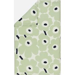Bettbezug Marimekko "UNIKKO", blau, B:150cm L:210cm, Perkal (Bio-Baumwolle), Obermaterial: 100% Baumwolle, Bettbez&uuml;ge, aus ungebleichter Baumwolle gefertigt