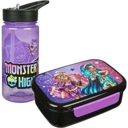 Lunchbox Scooli "Monster High", Kinder, bunt (monster high), Lebensmittelaufbewahrungsbeh&auml;lter Lunchbox, mit Trinkflasche