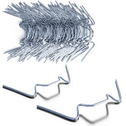 Deuba Gew&auml;chshausklammern 50er-Set Edelstahl