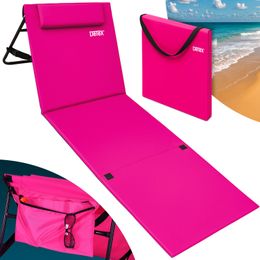 Detex Strandmatte Pink 158x56x46cm gepolstert