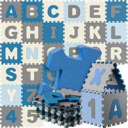 Spielwerk Puzzlematte 86-tlg Blau