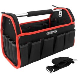 Monzana Werkzeugtasche Schwarz/Rot 42cm