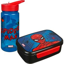 Lunchbox Scooli "Spider-Man", Kinder, spider, man, Lebensmittelaufbewahrungsbeh&auml;lter Lunchbox, mit Trinkflasche