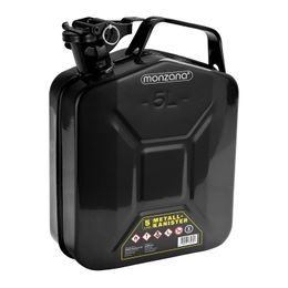 Monzana Metallkanister Schwarz 5 Liter