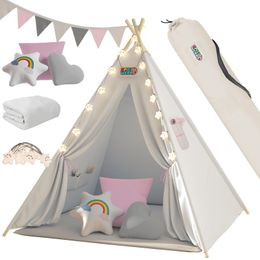 Spielwerk Tipi Spielzelt Rosa 160x130x130cm