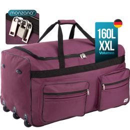 Monzana Rollenreisetasche XXL Violett 160L