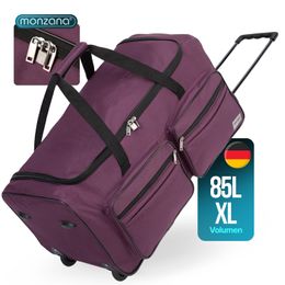 Monzana Rollenreisetasche Violett 85L