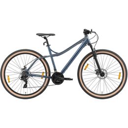 Mountainbike Bikestar Gr. 46, blau, Fahrr&auml;der, 46cm, 29 Zoll (73,66cm), f&uuml;r Damen und Herren, Kettenschaltung