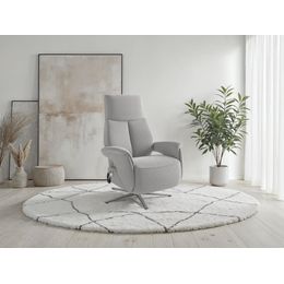 Sit & More TV-Sessel SIT & MORE "TV Lazy", silber, B:75cm H:117cm T:85cm, 98% Polyester 2% Polyamid, Sessel, mit Herz-Waage-Positon und 3 Motoren