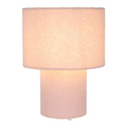 N&auml;ve N&Auml;VE Tischleuchte "Fluffy", rosa, 1, &Oslash; 23cm H: 31cm, 1 Stk., Leuchten, fluffiger Pl&uuml;schbezug, H:31cm D:23cm, Zuleitung mit Kippschalter, E27, Tischleuchte