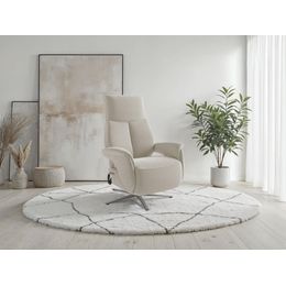 Sit & More TV-Sessel SIT & MORE "TV Lazy", creme, B:75cm H:117cm T:85cm, 100% Polyester, Sessel, mit Herz-Waage-Positon und 3 Motoren