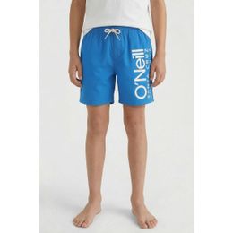O`Neill Badeshorts O'NEILL "O'NEILL CALI SWIMSHORTS", Jungen, Gr. 152 (146), N-Gr, mediterranea, Obermaterial: 100% Polyester. Futter: 100% Polyester, Badehosen Badeshorts, f&uuml;r Kinder, mit Eingrifftaschen, mit Innenhose aus Mesh