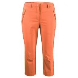 3/4-Hose DEPROC ACTIVE "KENORA PIRATE WOMEN", Damen, Gr. 40 (M), Normalgr&ouml;&szlig;en, orange (peach), 97% Polyester; 3% Elasthan, Hosen, auch in Gro&szlig;en Gr&ouml;&szlig;en erh&auml;ltlich