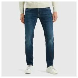 PME-Legend Straight-Jeans PME LEGEND "Commander 3.0 PTR180", Herren, Gr. 33, L&auml;nge 36, blau (true blau mid), Denim/Jeans, Obermaterial: 80% Baumwolle, 15% Lyocell, 3% Elasthan, 2% sonstige Fasern, Jeans Straight-Jeans
