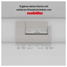 K&uuml;chenzeile Nobilia "Cascada II", NEU: individuell anpassbar mit gratis Profi-Beratung", gr&uuml;n (k&uuml;che: gr&uuml;n, korpus: lacklaminat schilffarben, arbeitsplatte: eiche sierra nachbildung), B:240,3cm H:216,6cm T:60cm, Komplettk&uuml;chen-Sets, K&uuml;chenzeile, vormontiert, Breite 240 cm, Ausrichtung w&auml;hlbar, wahlw. mit E-Ger&auml;ten