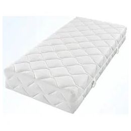 BRECKLE LEDERCOLLECTION Taschenfederkernmatratze BRECKLE "Belvedere DeLux 1000, Matratze 90x200, 140x200 & mehr", wei&szlig;, B:120cm H:28cm L:200cm, Bezug: 80% Polyester, 20% Viskose. Steppf&uuml;llung: 100% Polyester, Matratzen, Taschenfederkernmatratze, Matratze in verschiedenen Gr&ouml;&szlig;en, ergonomisch, atmungsaktiv