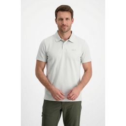 Poloshirt Jack Wolfskin "ESSENTIAL POLO M", Herren, Gr. L (52), stark wei&szlig;, Obermaterial: 100% Baumwolle. Futter: 100% Baumwolle, normal, Rundhals, Shirts