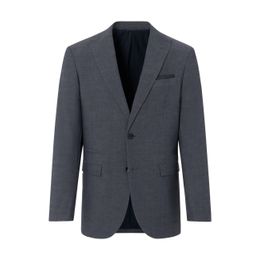 Anzugsakko Thomas Goodwin "Anzugsakko", Herren, Gr. 29, blau (navy), 58% Polyester, 20% Viskose, 16% Baumwolle, 6% Elasthan, unifarben, figurbetont, mit Kn&ouml;pfen, Sakkos, im Modern-Fit, 7834-7-3371