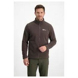 Fleecejacke Jack Wolfskin "WINTERSTEIN FZ M", Herren, Gr. S, peat, Fleece, Obermaterial: 100% Polyester, Jacken Fleecejacke, w&auml;rmend aus POLARTEC 200, teilweise recycelt, &Uuml;bergangsjacke