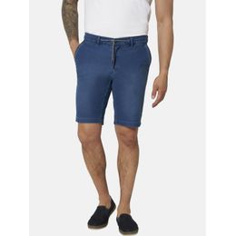 Bermudas Babista "Jeansbermuda LUTATI", Herren, Gr. 48, N-Gr, blau, Obermaterial: 83% Baumwolle CO. 13% Polyester COOLMAX(R) PES(Coolmax). 4% Elasthan EL., Hosen Bermudas