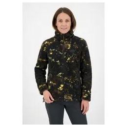 Fleecejacke Jack Wolfskin, Damen, Gr. XS, lichen peat, Fleece, Obermaterial: 100% Polyester. Futter: 100% Polyester, bedruckt, bequem h&uuml;ftbedeckend, abgesteppte Kante, Jacken Fleecejacke, f&uuml;r Wandern und Trekking, winddicht, atmungsaktiv, Allover-Muster