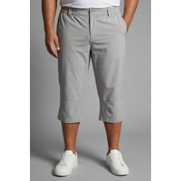 Funktionsshorts MAN'S WORLD PLUS "Gro&szlig;e Gr&ouml;&szlig;en", Herren, Gr. L, N-Gr, grau, Web, Obermaterial: 90% Polyester, 10% Elasthan, unifarben, regular fit kniebedeckend, Hosen, Dehnbund, perfekter Sitz sportliche Webhose f&uuml;r alle Aktivit&auml;ten