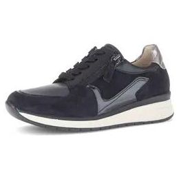 Sneaker Gabor "Sneaker low", Damen, Gr. 39, blau, Schuhe Sneaker