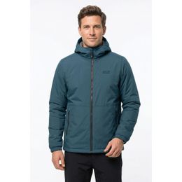 Funktionsjacke Jack Wolfskin "PAMIR JKT M", Herren, Gr. XL, aluminium bl, Obermaterial: 100% Polyamid. Futter: 100% Polyester. Wattierung: 100% Polyester, normal, Jacken Funktionsjacke, &Uuml;bergangsjacke f&uuml;r kalte, feuchte und nasse Wetterbedingungen
