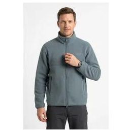 Fleecejacke Jack Wolfskin "LITE CURL FZ M", Herren, Gr. XL (54/56), grau odessa, Obermaterial: 100% Polyester. Futter: 100% Polyester, normal, Jacken Fleecejacke, Atmungsaktiv, leicht, &Uuml;bergangsjacke