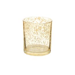 HOME STORY Windlicht orange Glas Ma&szlig;e (cm): H: 9 &Oslash;: 8.0 &raquo; M&ouml;bel Kraft